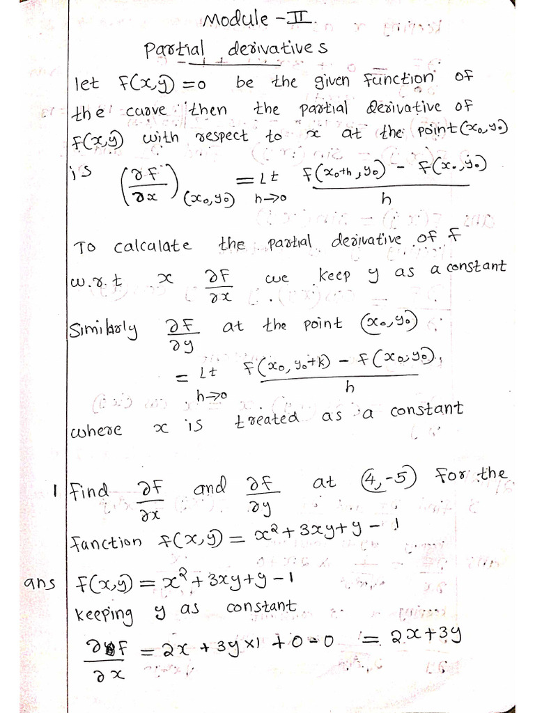 3rd Sem Maths Mod 2 | PDF