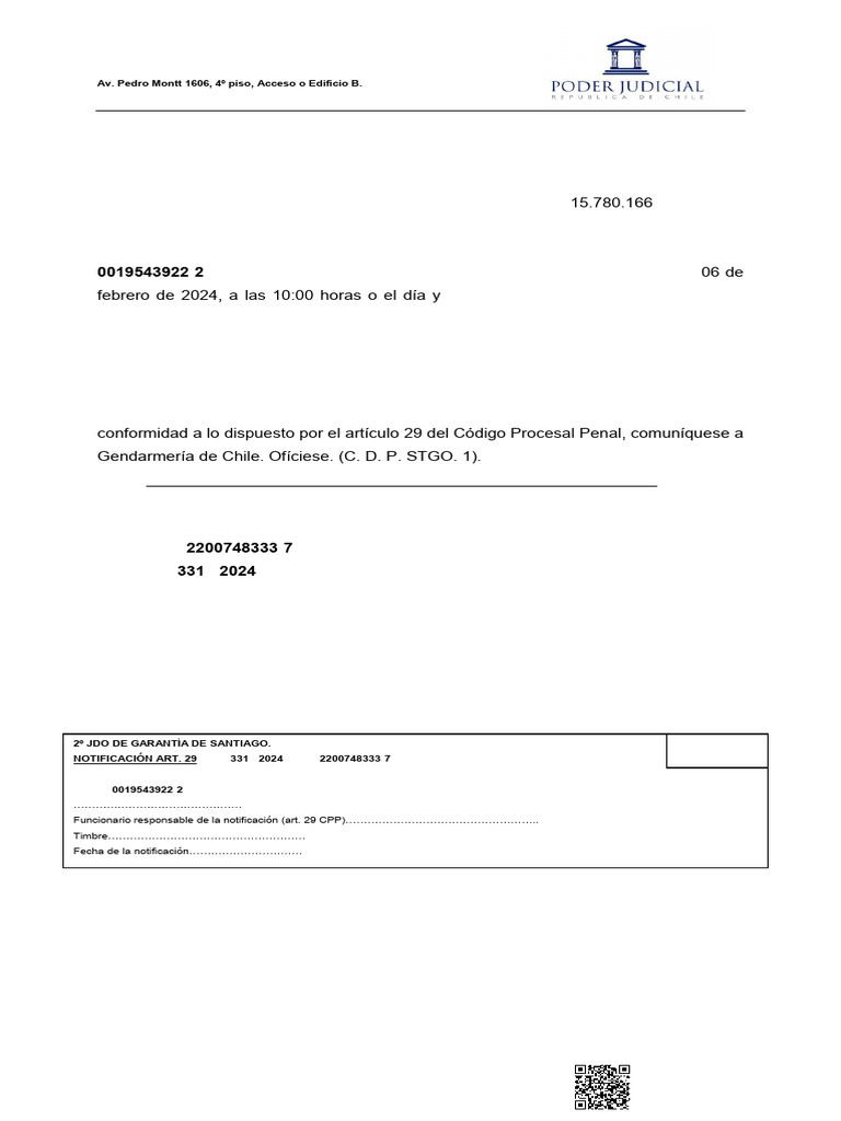 Autoriza Ingreso Perito | PDF | Justicia | Crimen y violencia