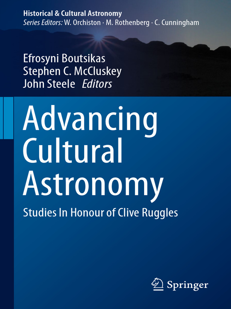 Advancing Cultural Astronomy 2021 | PDF | Astronomy