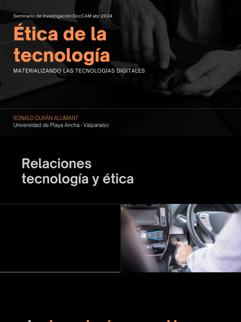 Ética de La Tecnología Materializando Las Tecnologías Digitales | PDF
