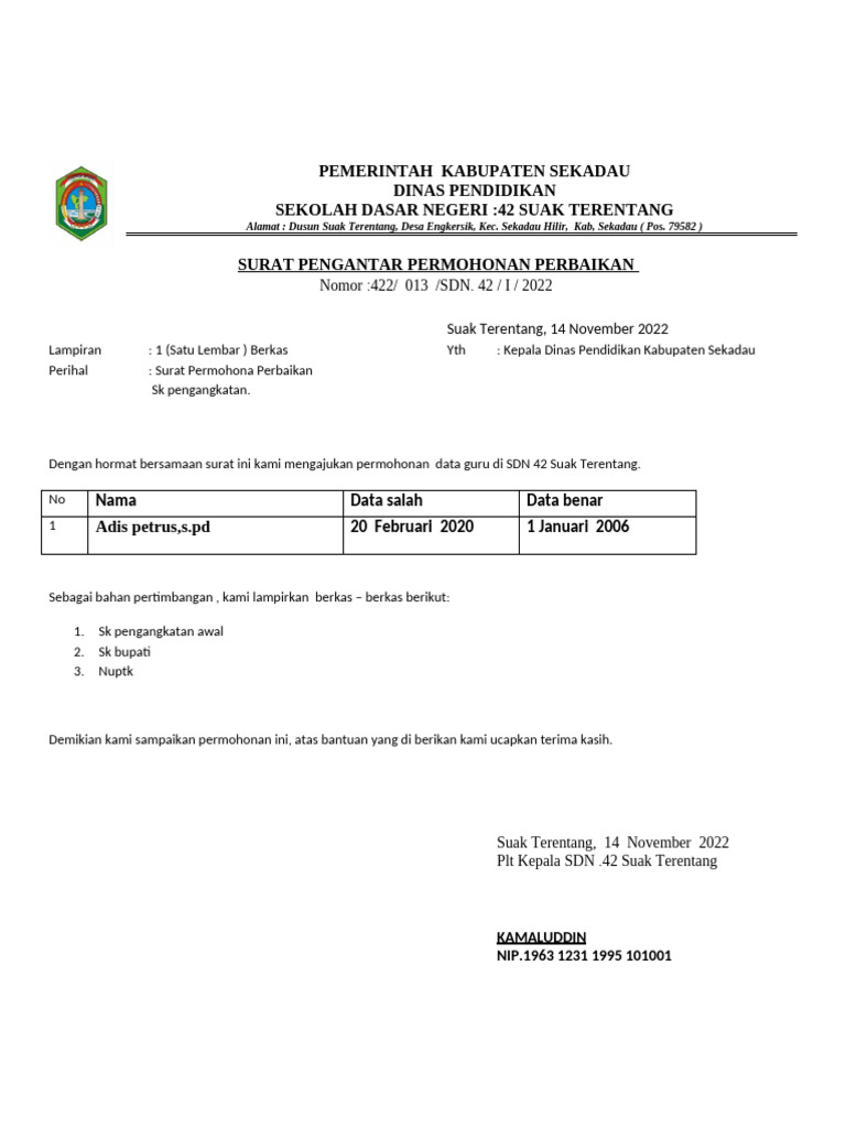 Pengantar Pak Adis | PDF