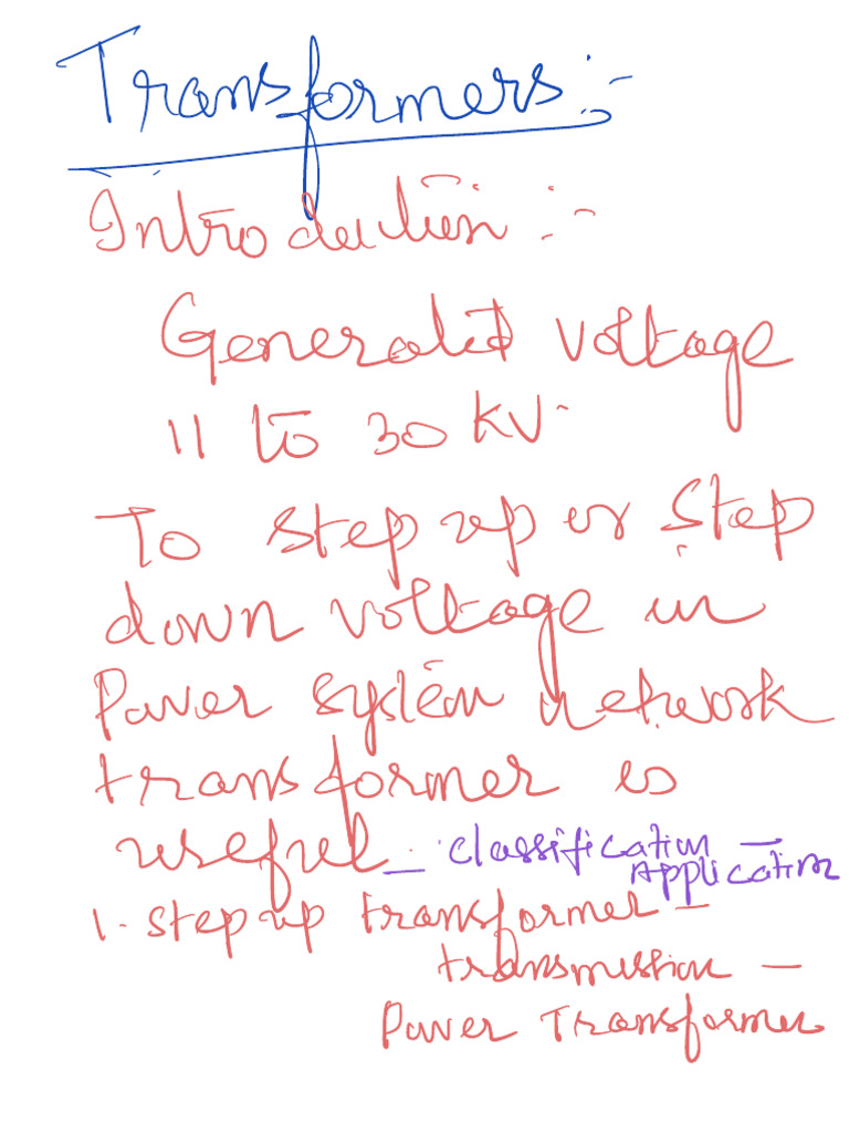 Transformer | PDF | Transformer | Electromagnetism