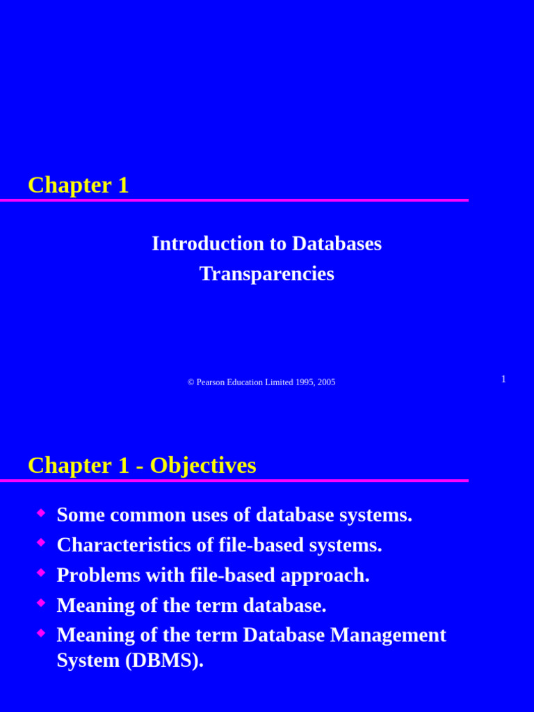 ch01 | PDF | Databases | Sql
