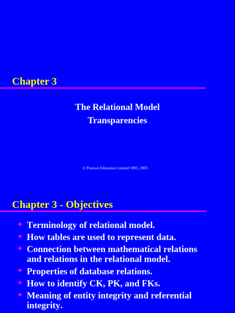 ch03 | PDF | Relational Database | Relational Model
