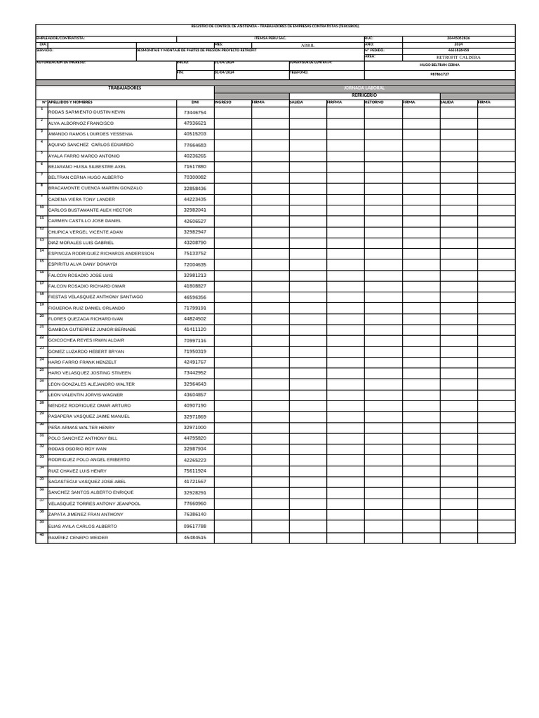 Registro Control de Asist CG 03.04.24 | PDF