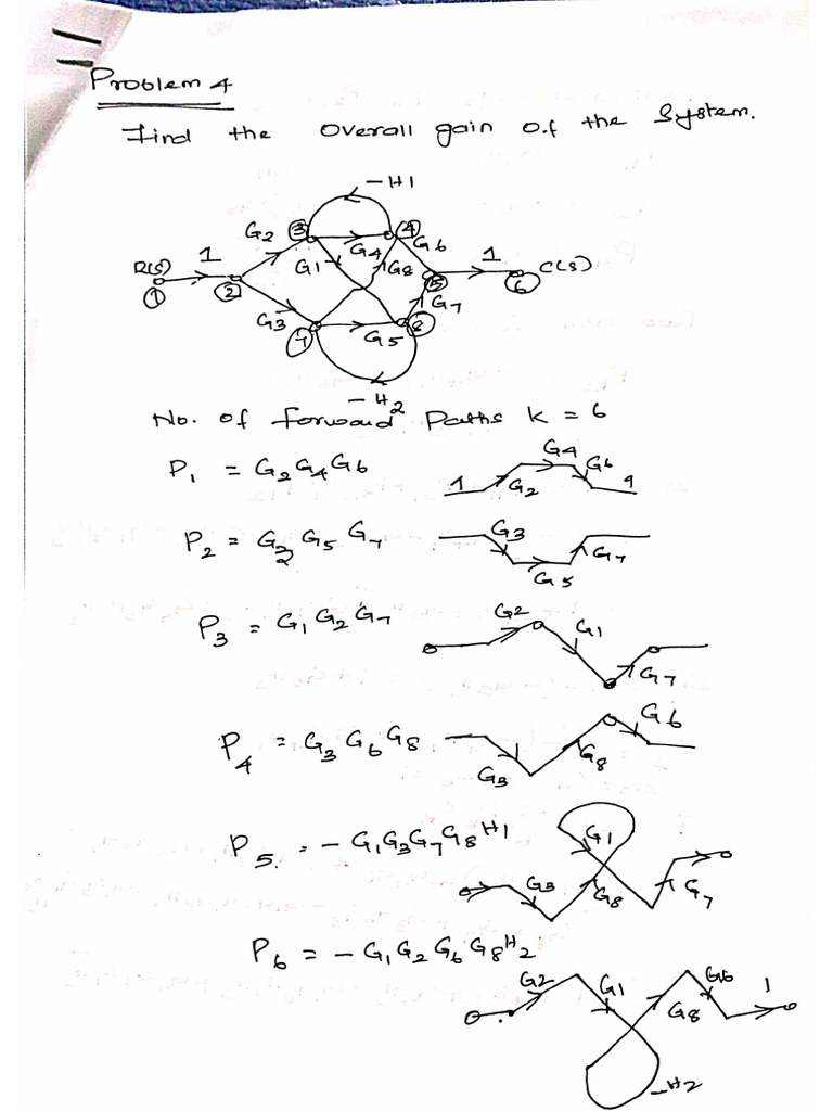 Signal Flow Graph Part 2 | PDF