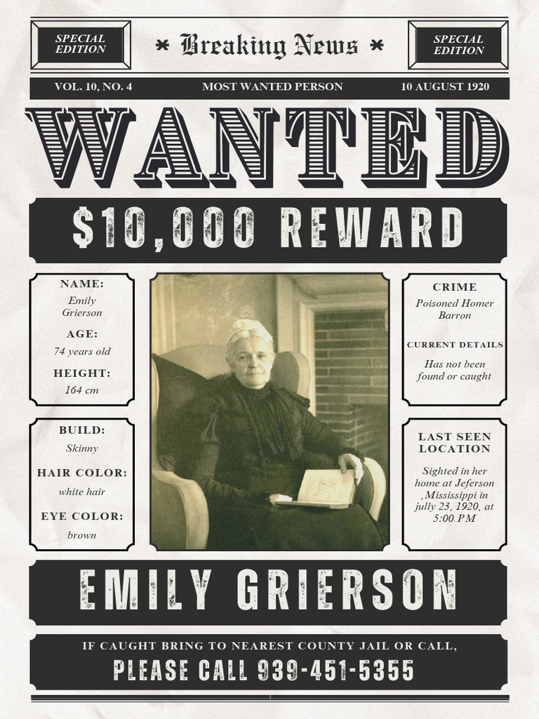 Beige and Brown Vintage Wanted Poster | PDF