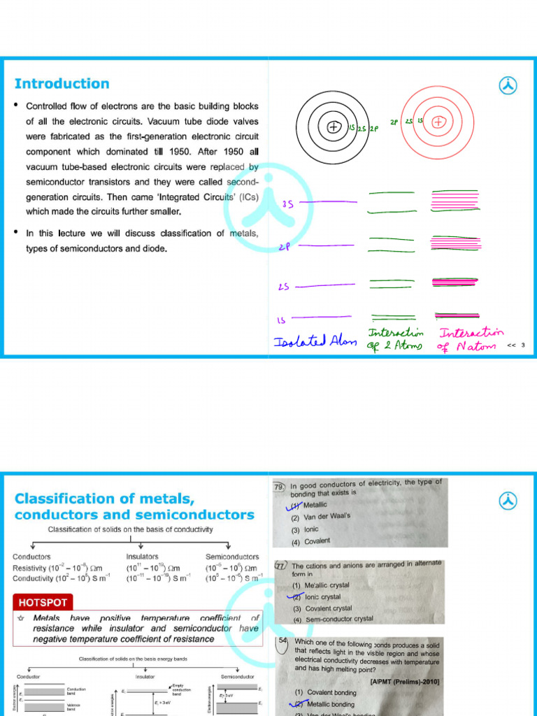 Class 12th (L 14) (Semiconductor) 2 | PDF | Electronics | Electronic Engineering