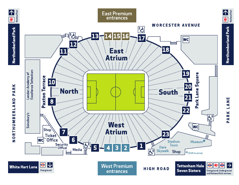 Stadium Map September 2020 | PDF