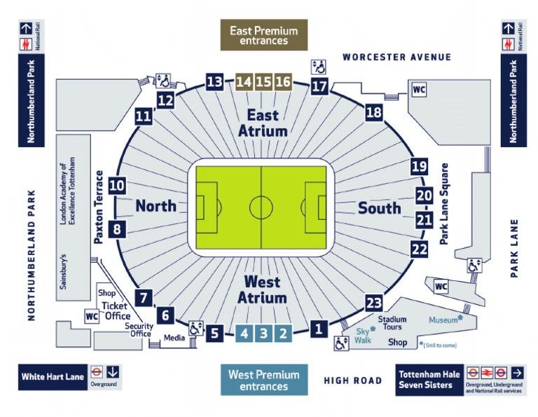 Stadium Map March 2020 | PDF