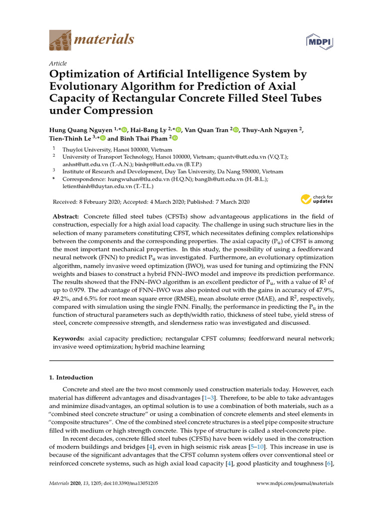 97 2020 Optimization of artificial intelligence system by evolutionary algorithm for prediction ...