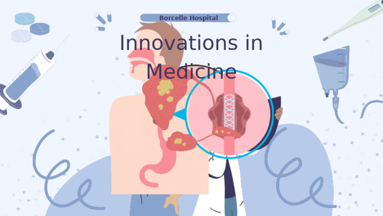 Blue Illustrative Innovation in Medicine Presentation | PDF | Science ...