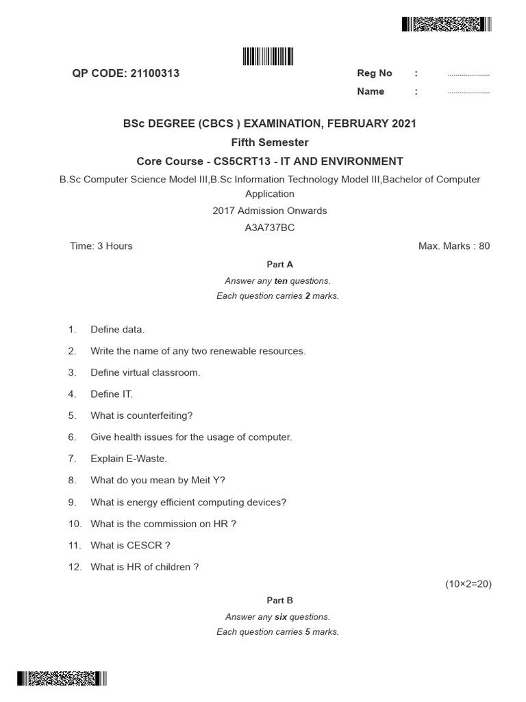 It and Environment 2021 Min | PDF | Computing