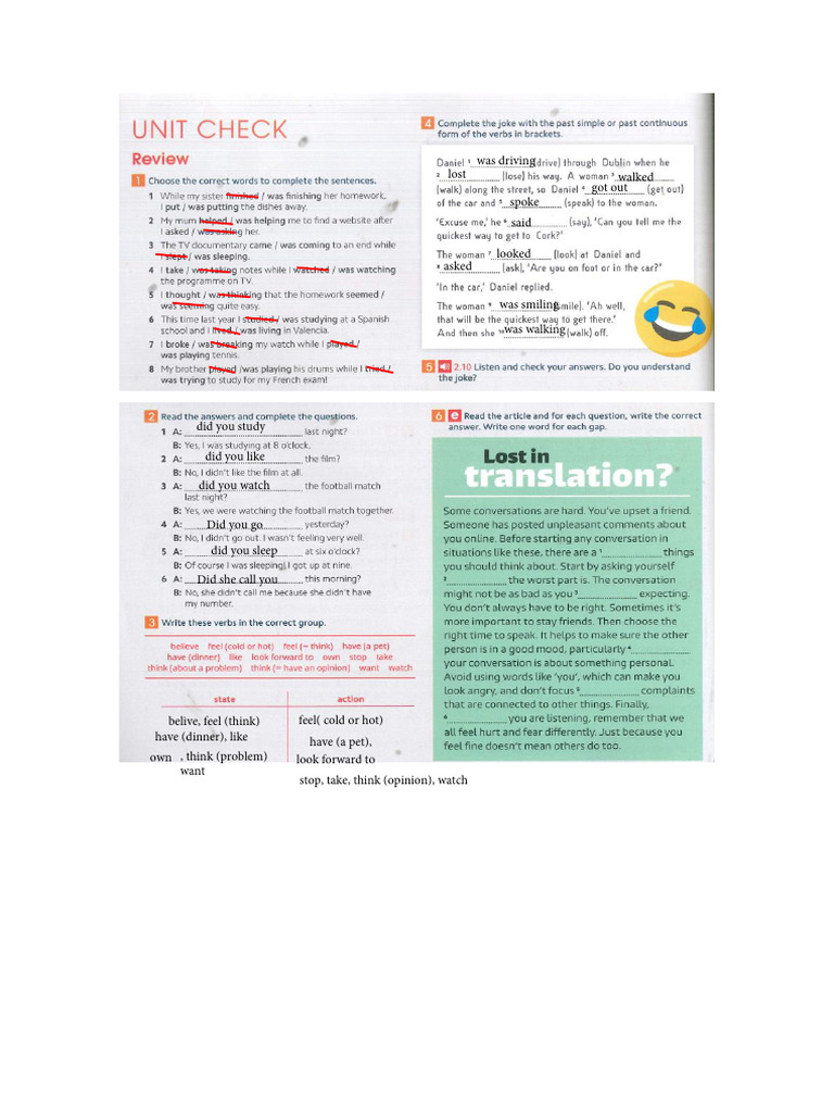 Past Simple Vs Cont | PDF