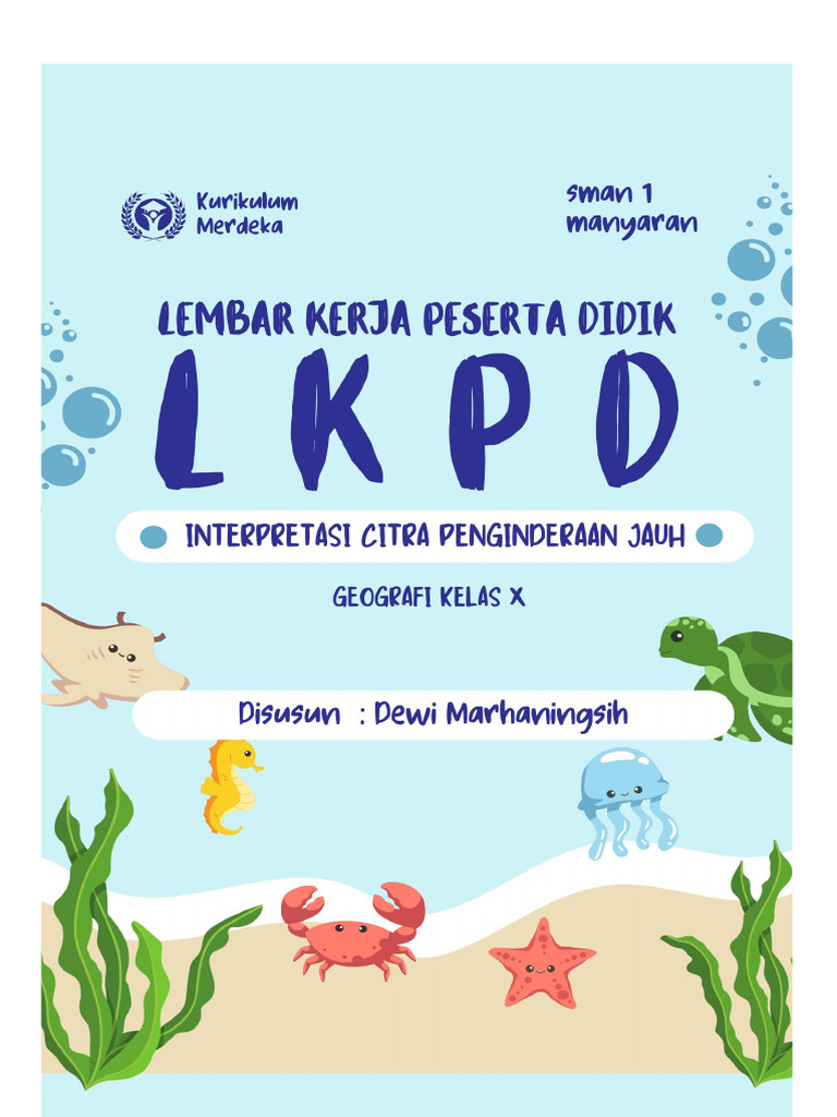 LKPD Geografi Kelas X Kurikulum Merdeka | PDF