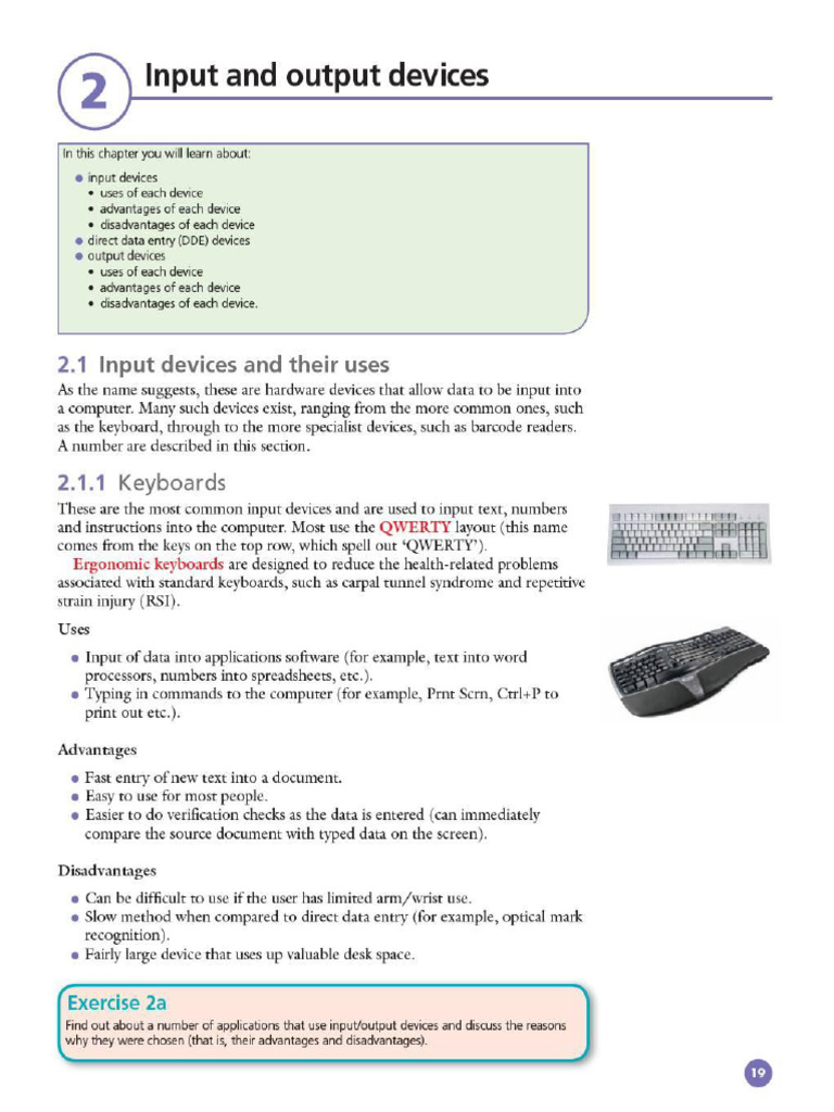 H2 - Input and Output Devices | PDF