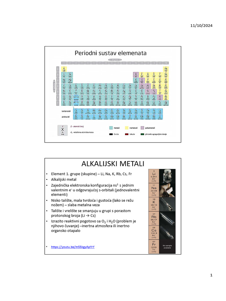 Metali I Nemetali - Prez | PDF