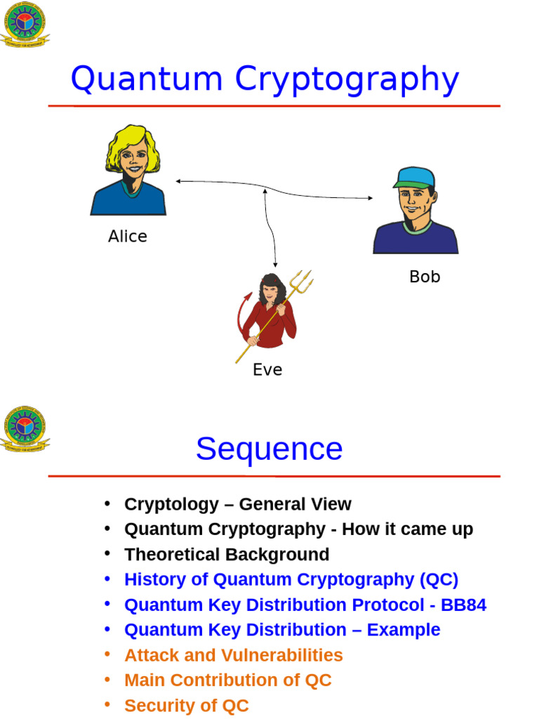 Quantum Cryptography | PDF | Cryptography | Theoretical Physics