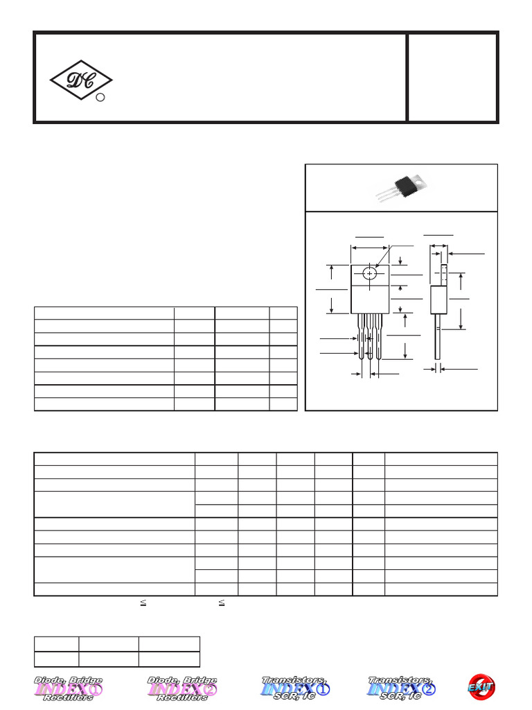 Datasheet 3 | PDF | Electromagnetism | Electrical Components