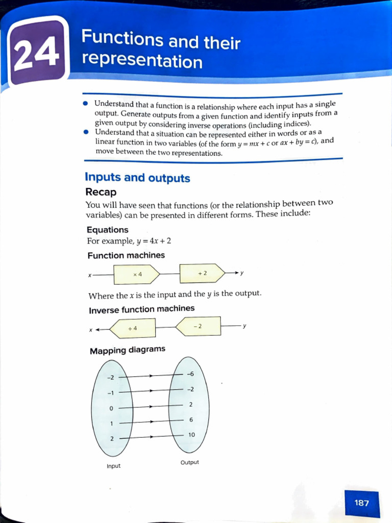 c24 Functions and Their Representation | PDF
