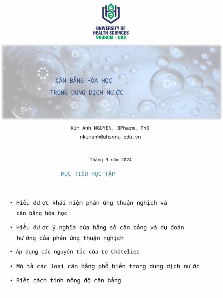 Chemical-Equilibria D2022 | PDF