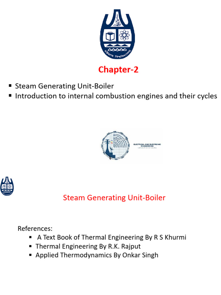 415-2024 Ch2 Lecture - Final | PDF | Internal Combustion Engine | Boiler