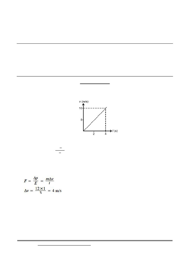 Class 9 Science: Force & Motion Practice | PDF | Force | Momentum