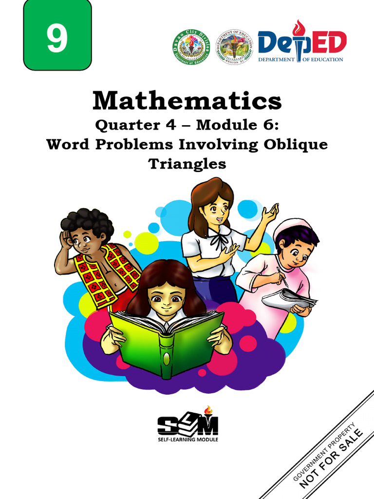 Q4 Mathematics 9 Module 6 | PDF | Triangle | Trigonometric Functions