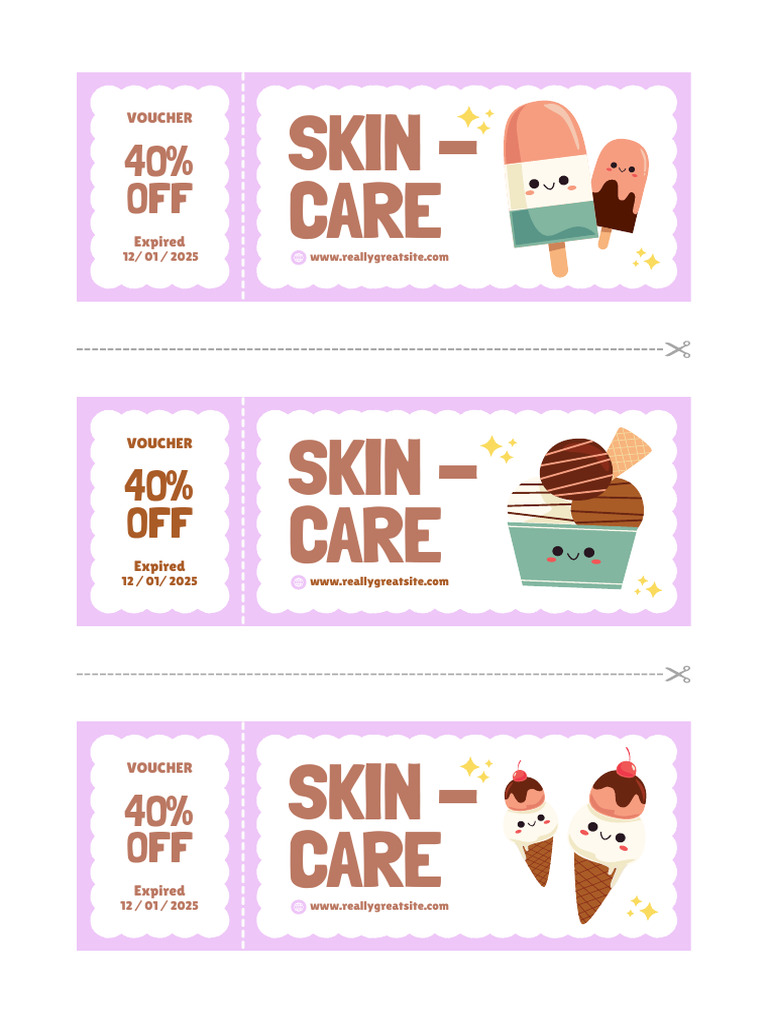 Expired 40% Off Skin Care Voucher | PDF