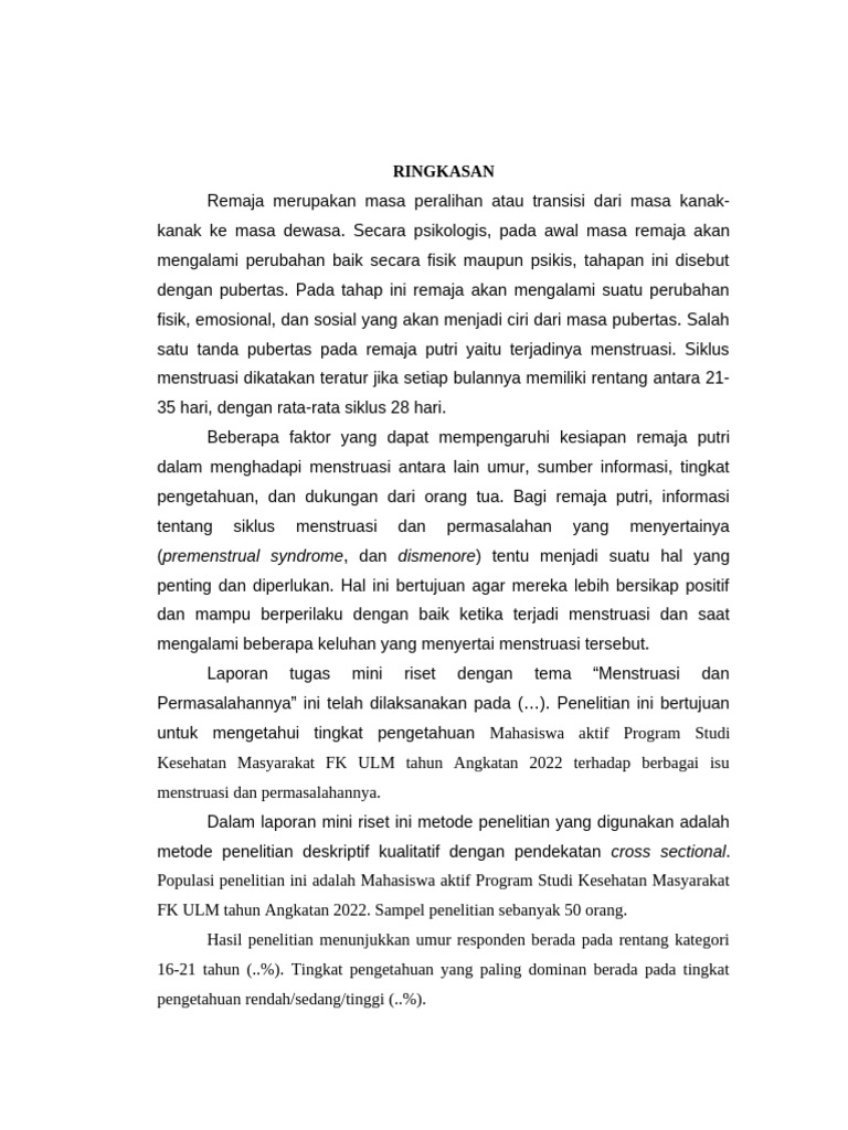 RINGKASAN | PDF