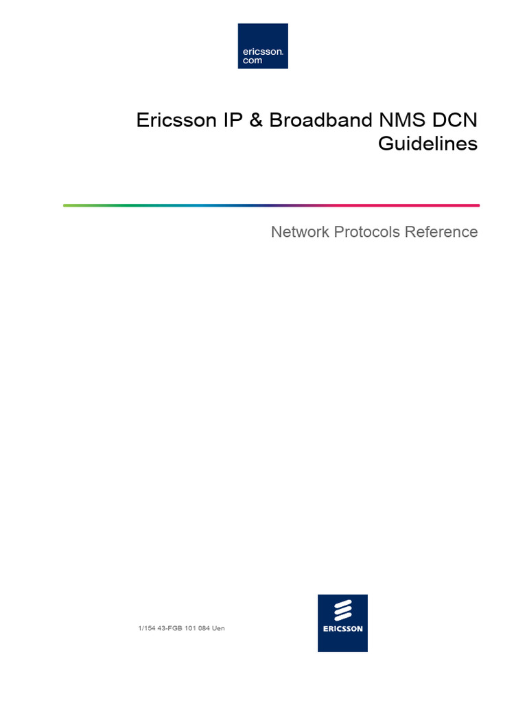 Ericsson IP & Broadband NMS DCN | PDF | Port (Computer Networking) | Computer Network