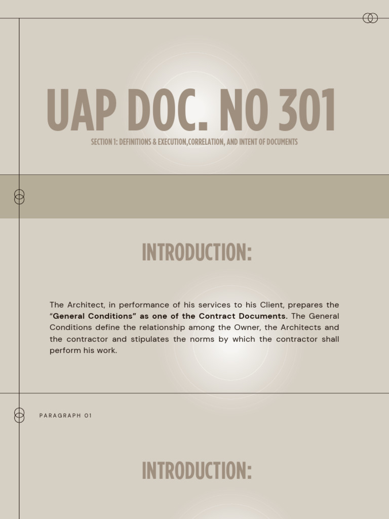 Group 1 - Introduction, Definitions, Execution, Correlation, and Intent of Documents | PDF ...