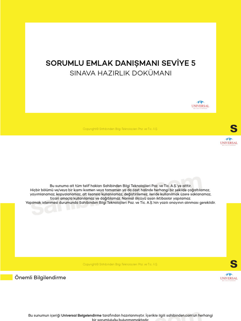 Emlak Sunum 12022020 | PDF