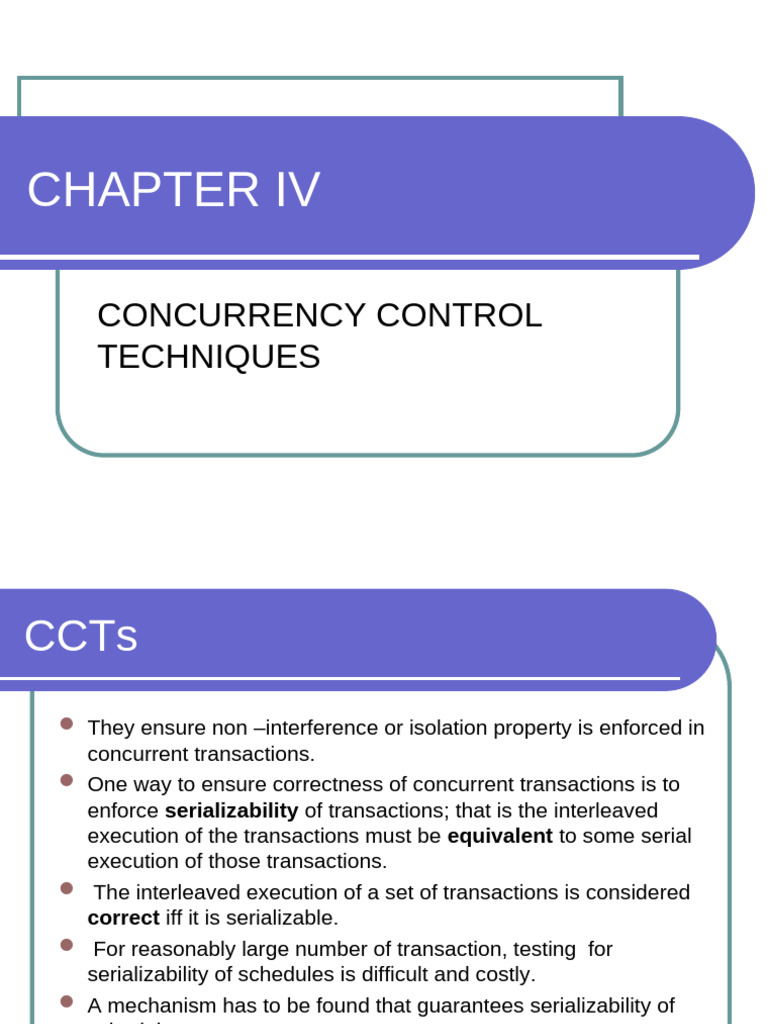 CHAPTER IV - ppt5325820 | PDF | Database Transaction | Distributed Computing