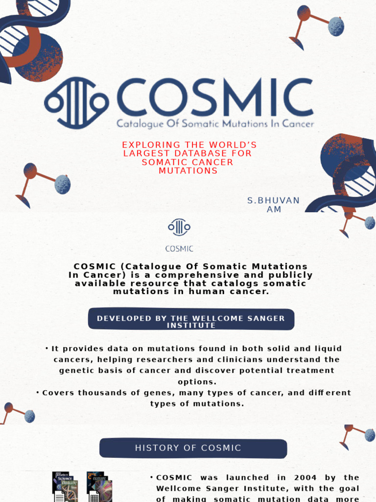 Cosmic DB | PDF | Mutation | Cancer