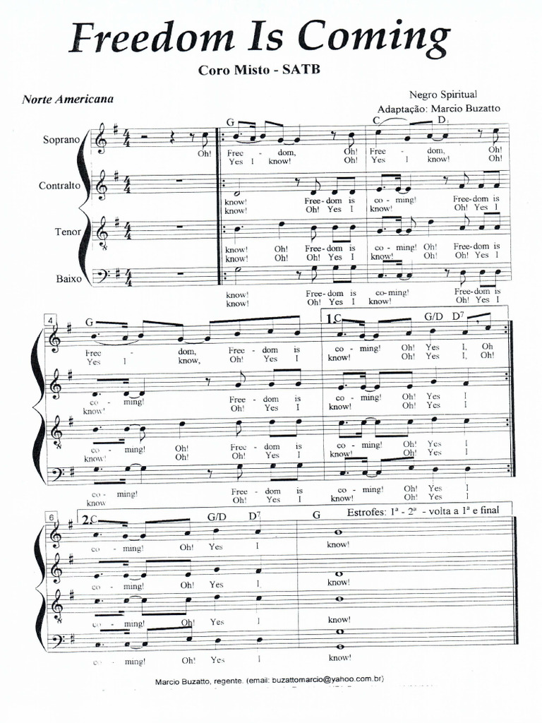 Freedom Is Coming | PDF