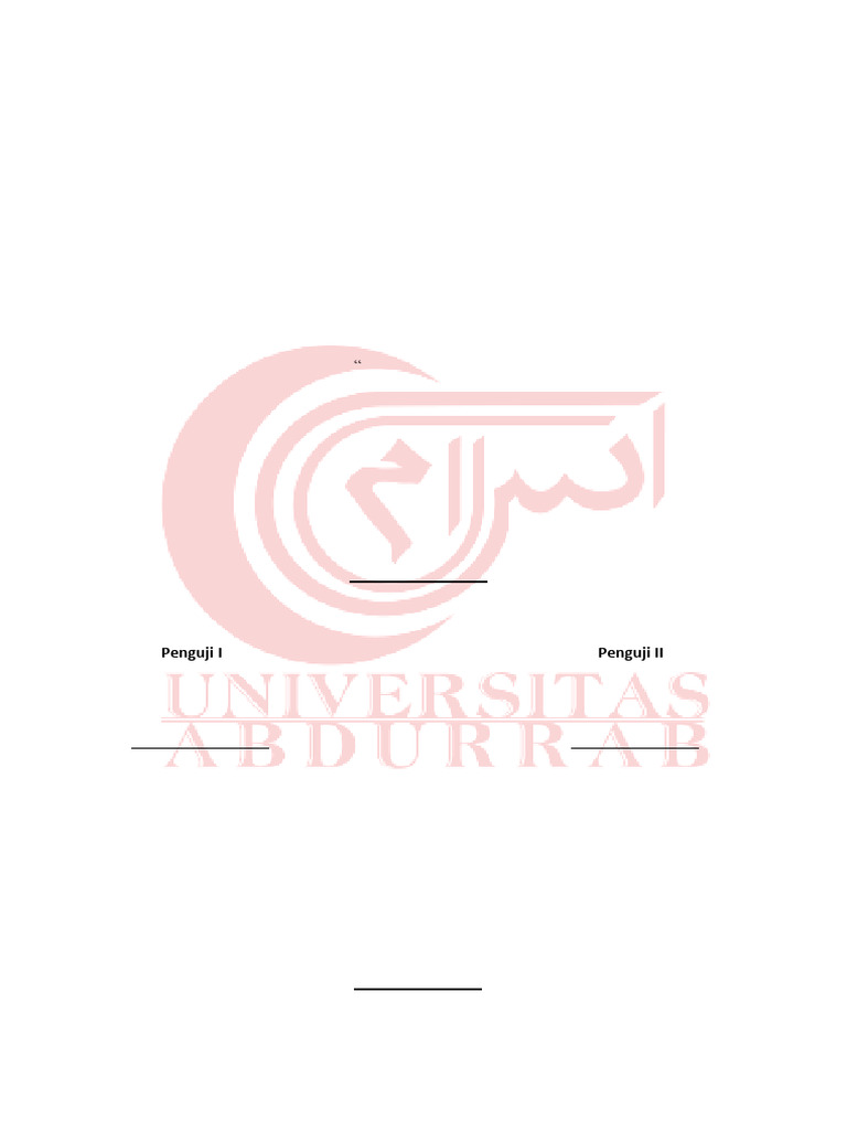 Format Lembar Pengesahan KTI | PDF | Sains & Matematika