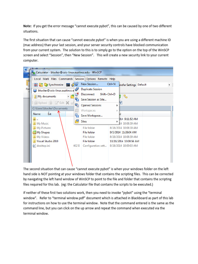 Pybot Error Message | PDF | Games & Activities | Computers
