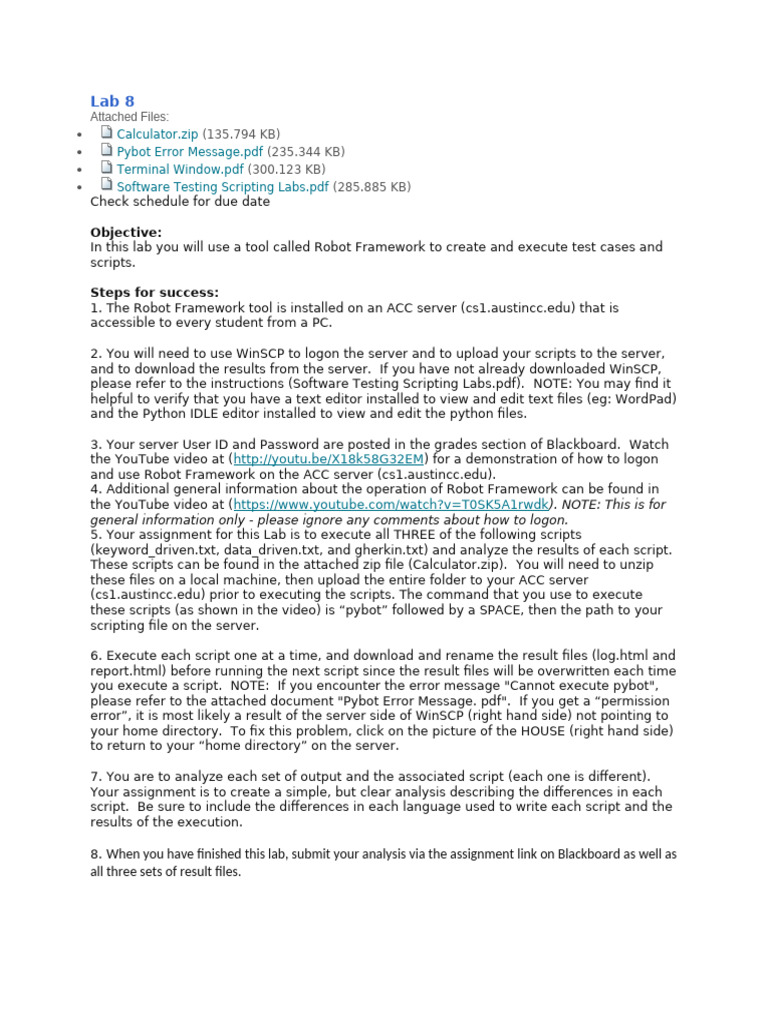 Lab 8 | PDF | Computer File | Zip (File Format)