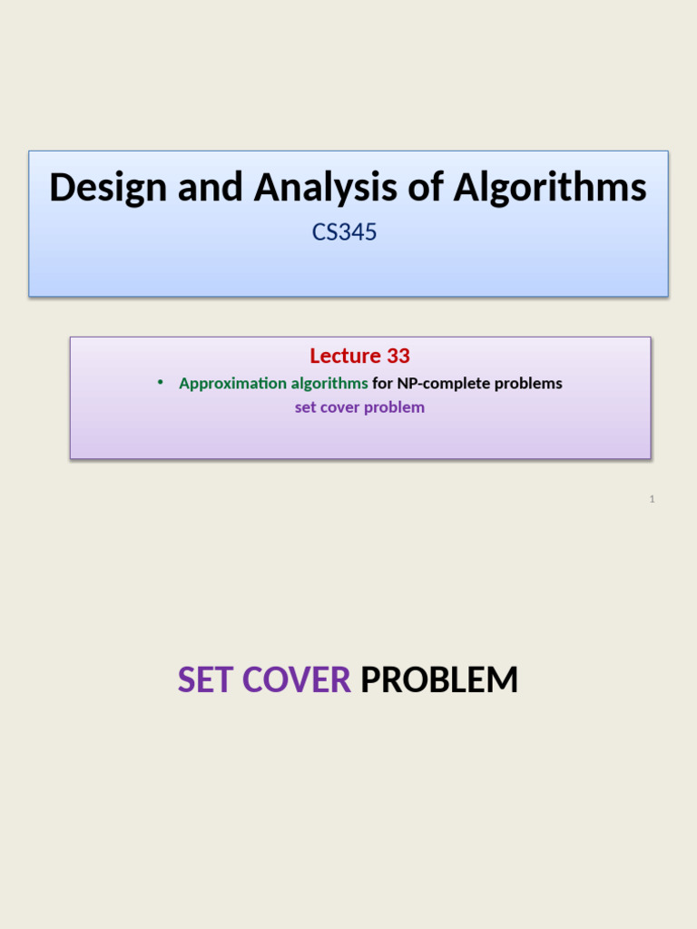 Lec33-CS345 | PDF | Mathematical Optimization | Mathematical Concepts