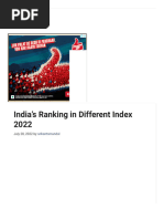 Recent Index Rankings 2025 | PDF | Economies