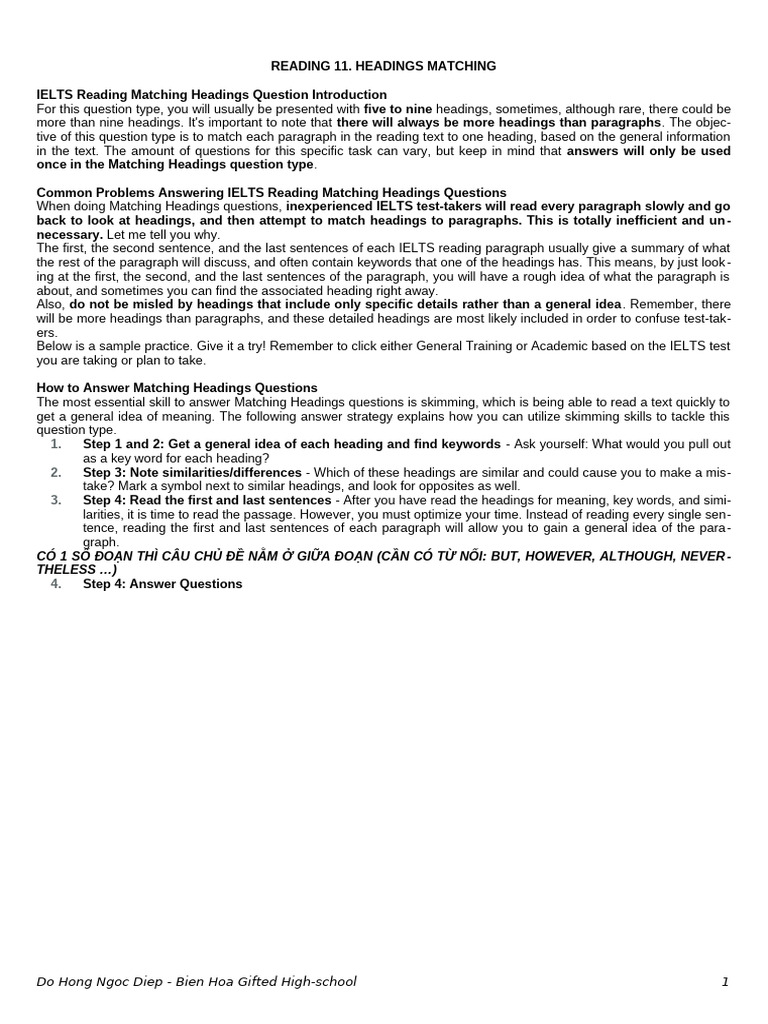 Heading Matching IE4 | PDF | Agriculture | Crop Rotation