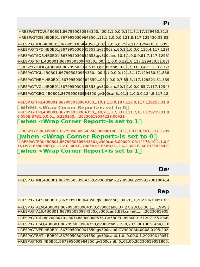 RESP Report of GV300 CAN | PDF | Technology & Engineering