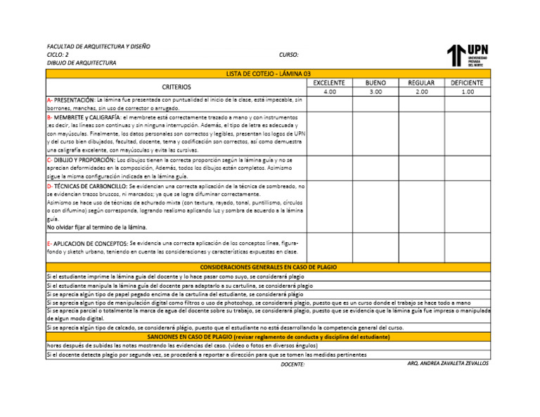S02 Listacotejo L03 | PDF