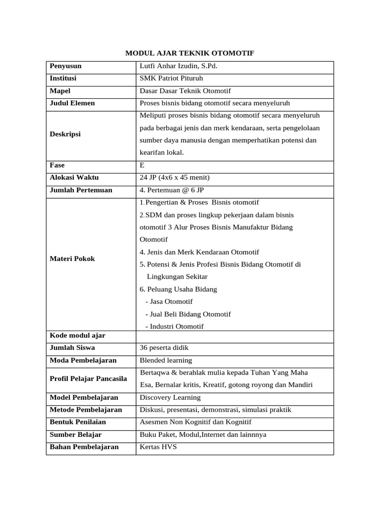Modul Ajar DDO | PDF | Komputer | Teknologi & Rekayasa