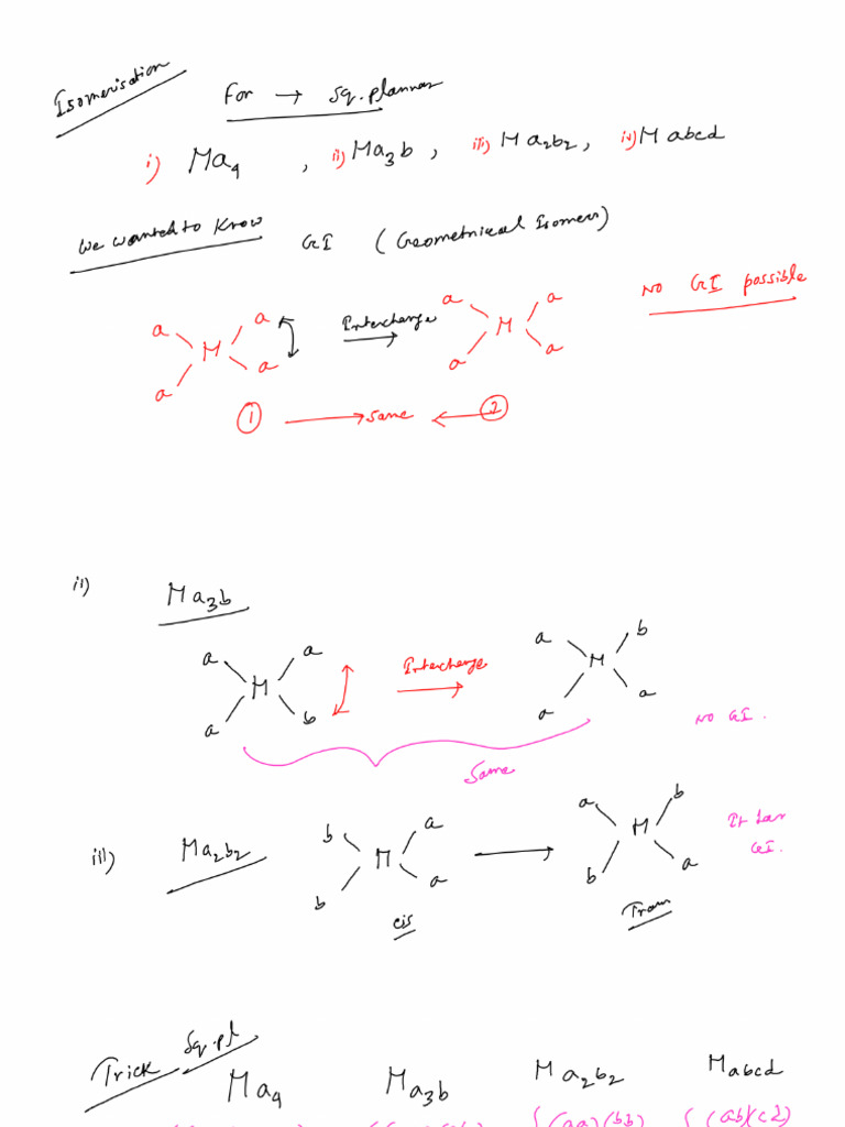 Isomerisation Rules | PDF