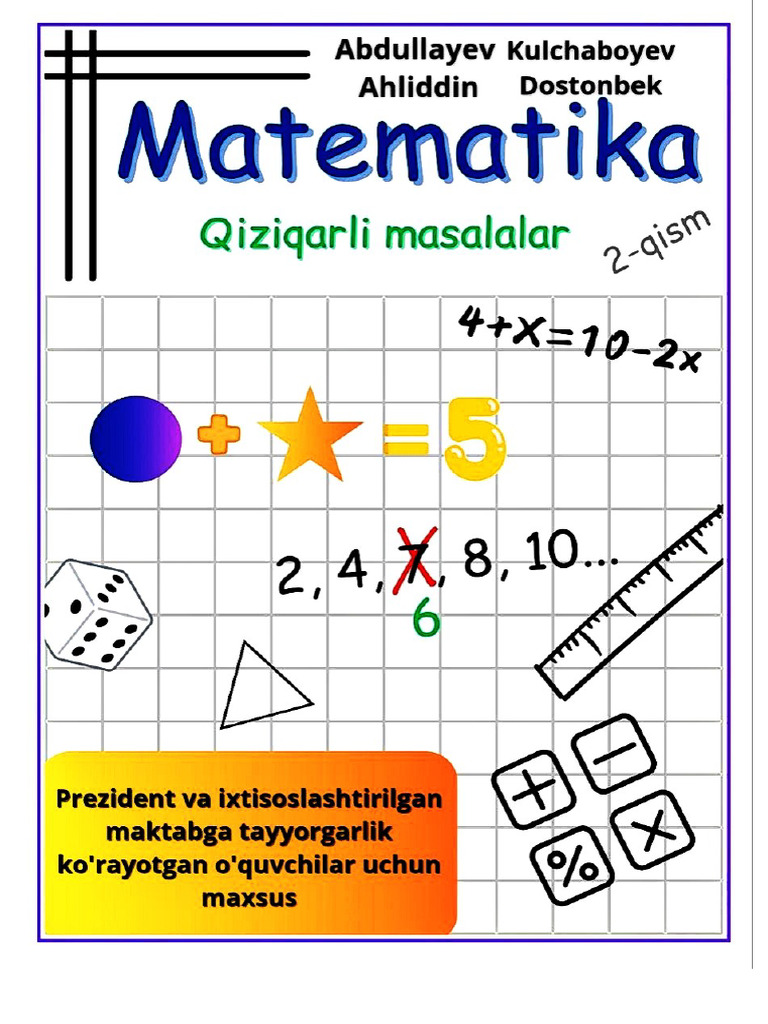 Matematika 2 Qism | PDF