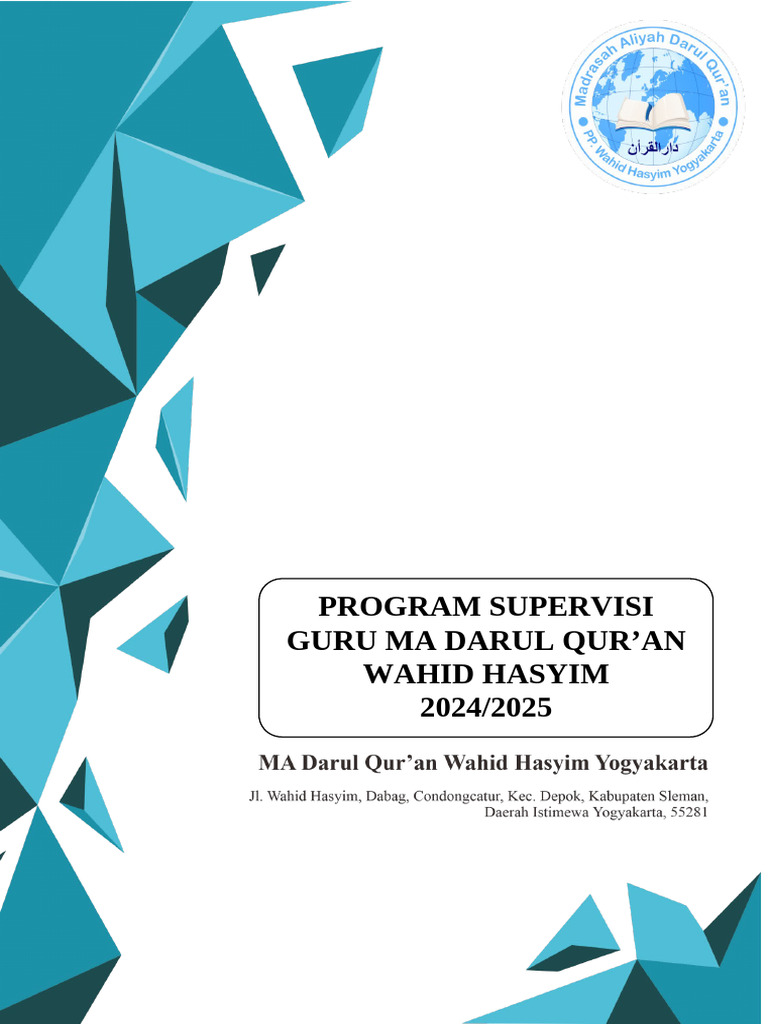 Program Supervisi 2024-2025 | PDF