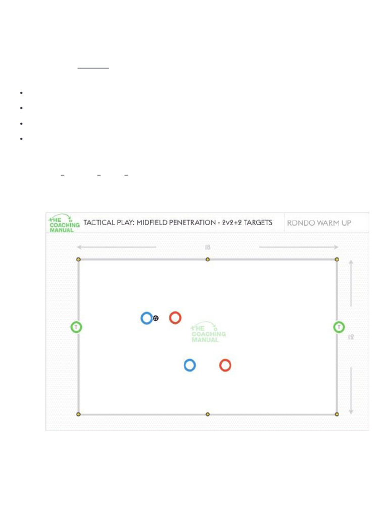 CM-Tactical Play-Midfield Penetration (13+) | PDF | Sport Variants ...