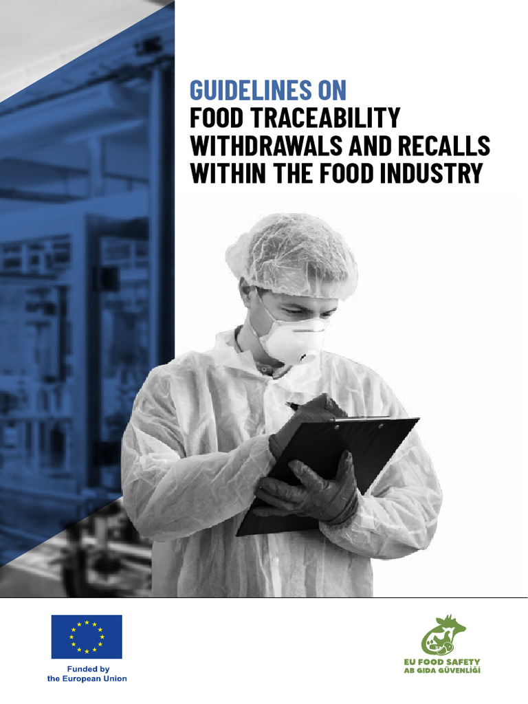 12 Guideline ENG-Traceability | PDF | Food Safety | Packaging And Labeling